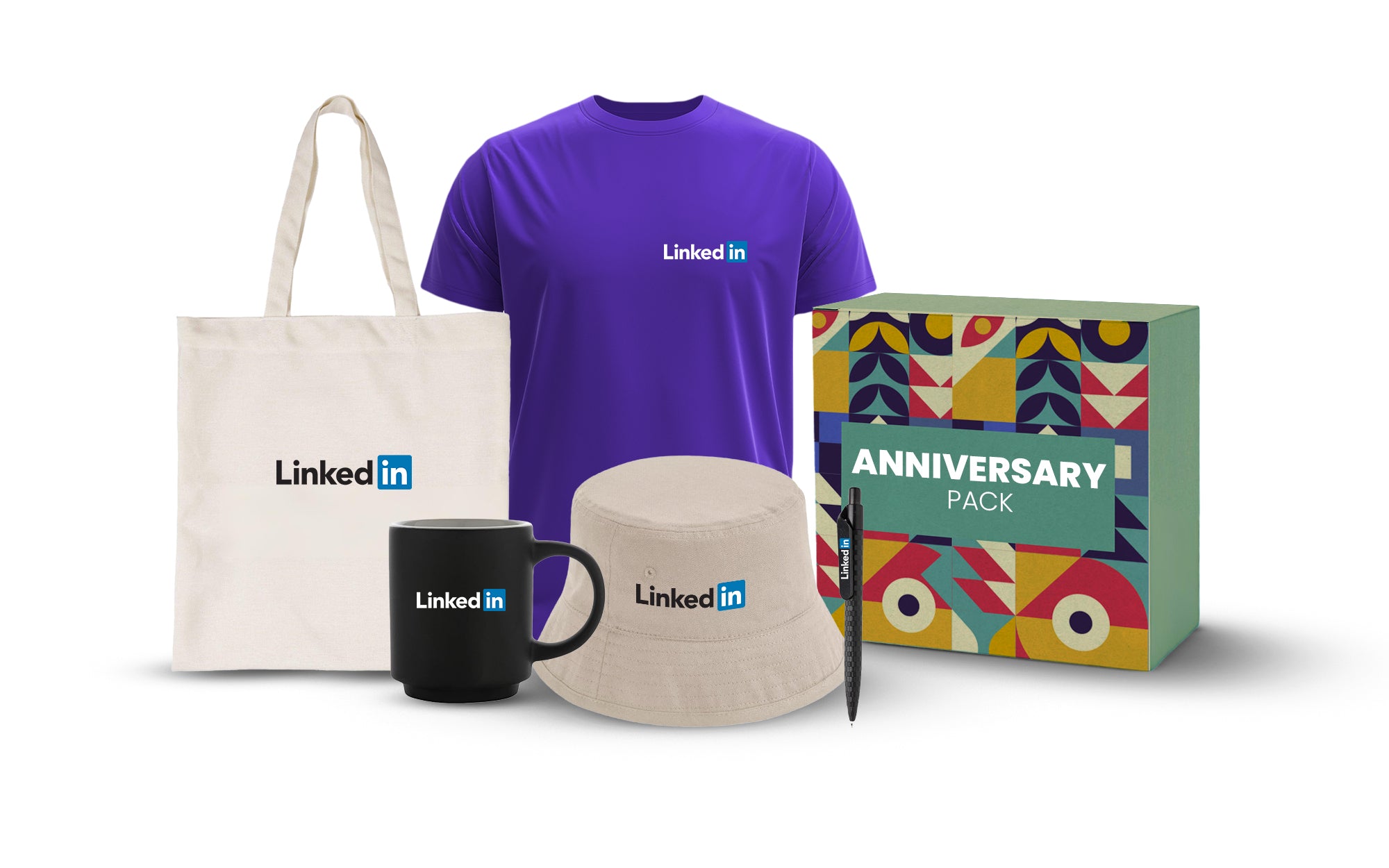 Boxaroo: Anniversary Pack – Custom Company Swag & Merch
