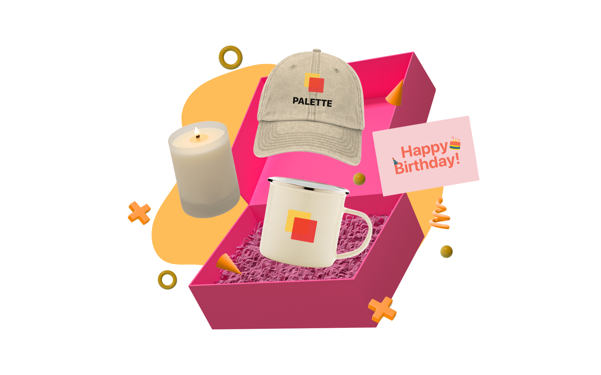 Boxaroo: Birthday Pack – Custom Company Swag & Merch