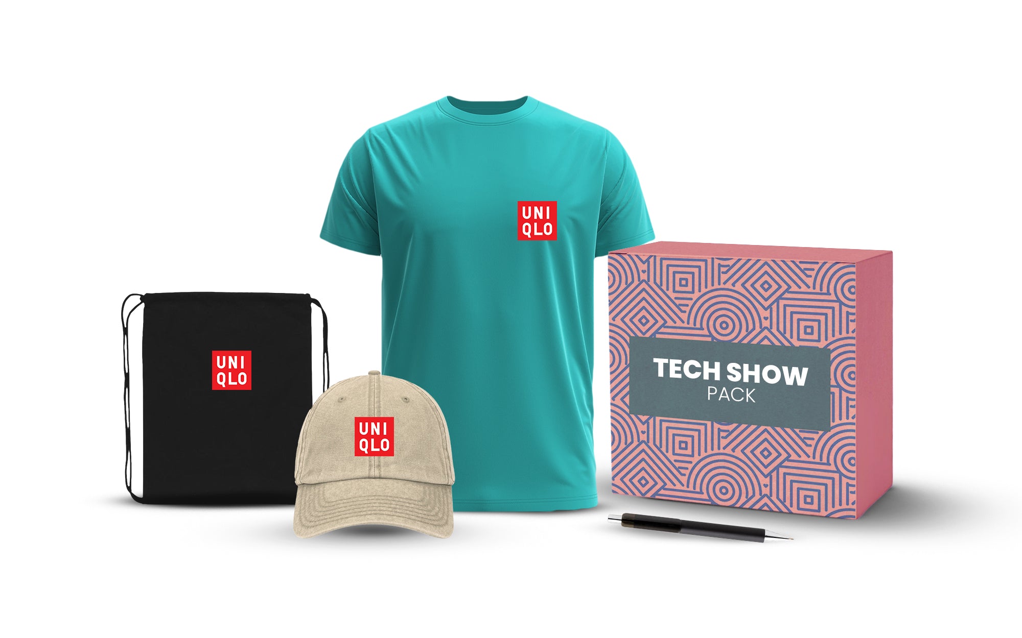 Boxaroo: Tech Show Pack – Custom Company Swag & Merch